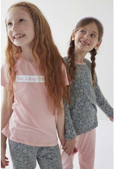 Penti Çok Renkli Kız Çocuk Autumn 4lü Pijama Takımı