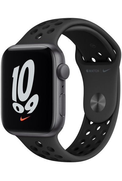 Apple Watch Nike Se Gps, 44MM Uzay Grisi Alüminyum Kasa ve Antrasit/siyah Nike Spor Kordon MKQ83TU/A