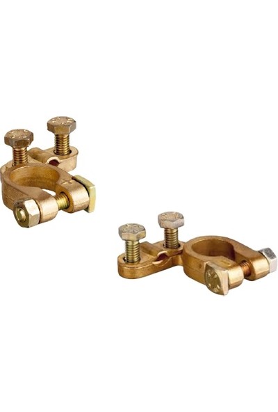 Elo Pirinç Kaplamalı Akü Kutup Başı Artı Eksi