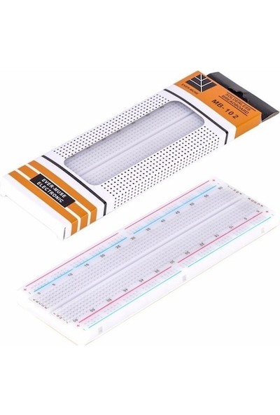 Feriot MB-102 Breadboard Arduino 830 Pin MB-102 Büyük Boy Breadboard - Tekli Feriot MB-102 Breadboard Arduino 830 Pin MB-102 Büyük Boy Breadboard - Tekli