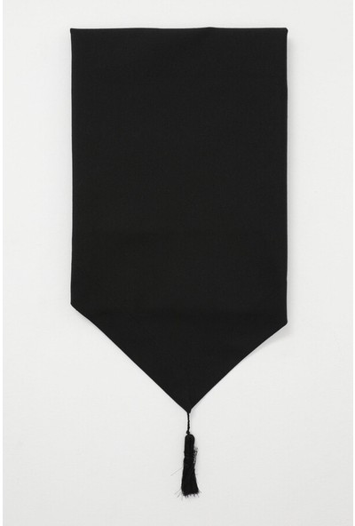 Favora Favora Püsküllü Runner 40 x 150 - Siyah