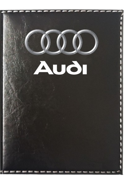 Promosyon Denizi Audi Logolu Siyah Ruhsat Kabı Promosyon Denizi Audi Logolu Siyah Ruhsat Kabı