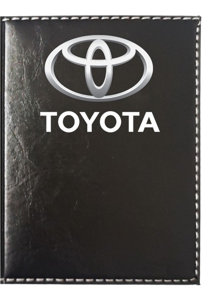Promosyon Denizi Toyota Logolu Siyah Ruhsat Kabı Promosyon Denizi Toyota Logolu Siyah Ruhsat Kabı