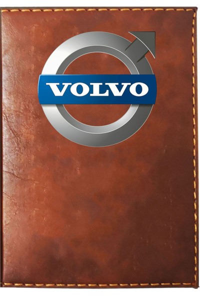 Promosyon Denizi Volvo Logolu Taba Ruhsat Kabı Promosyon Denizi Volvo Logolu Taba Ruhsat Kabı
