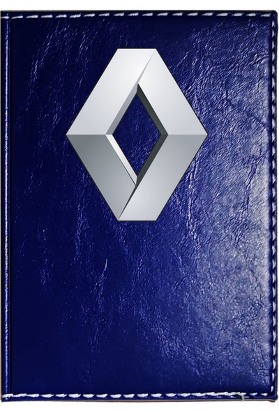 Promosyon Denizi Renault Logolu Lacivert Ruhsat Kabı