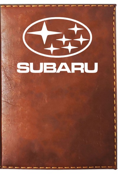 Promosyon Denizi Subaru Logolu Taba Ruhsat Kabı
