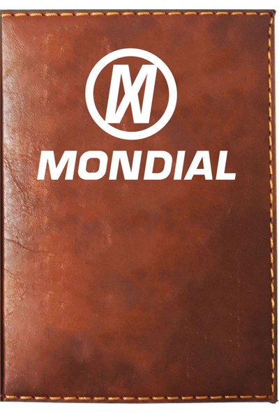 Promosyon Denizi Mondial Logolu Taba Ruhsat Kabı