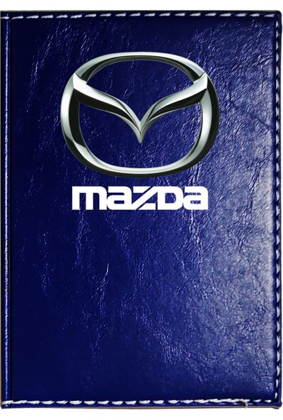 Promosyon Denizi Mazda Logolu Lacivert Ruhsat Kabı