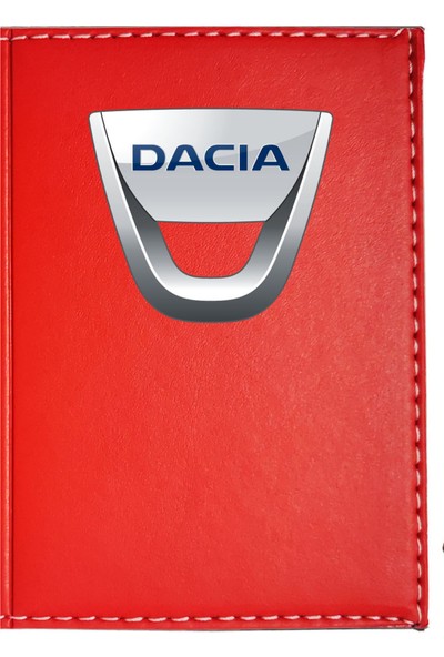 Promosyon Denizi Dacıa Logolu Kırmızı Ruhsat Kabı
