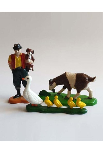 Eshel Çiftçi ve Evcil Hayvanlar 1/50 3 Adet