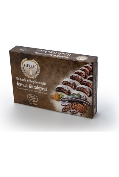 Helles Bade mli Keçiboynuzlu Kavala Kurabiyesi 200 gr