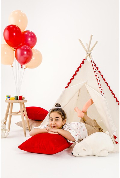 Alas Kızılderili Oyun Çadırı - Krem