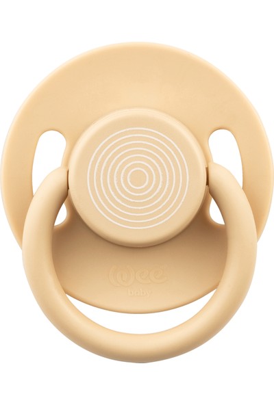 Wee Baby Cool Yuvarlak Uçlu Emzik No:1 - Krem