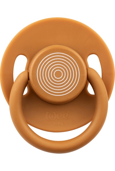 Wee Baby Cool Yuvarlak Uçlu Emzik No:1 - Taba Wee Baby Cool Yuvarlak Uçlu Emzik No:1 - Taba