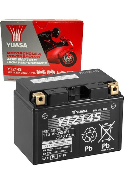 Yuasa YTZ14S Motosiklet Aküsü 12 V 11.8 Ah Yuasa YTZ14S Motosiklet Aküsü 12 V 11.8 Ah