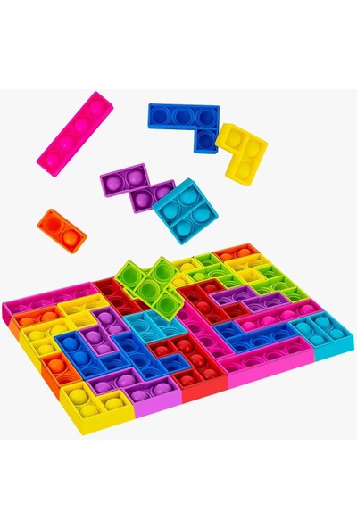 Okfis Pop It Oyuncak Tetris/puzzle 10 Parça Bulmaca Okfis Pop It Oyuncak Tetris/puzzle 10 Parça Bulmaca