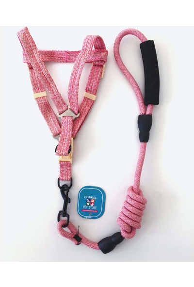Chakie Köpek Orta Boy Gezdirme Tasması Pembe M Chakie Köpek Orta Boy Gezdirme Tasması Pembe M