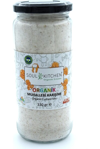 Soul Kitchen Organik Bebek Muhallebi Karışımı 330 gr Soul Kitchen Organik Bebek Muhallebi Karışımı 330 gr