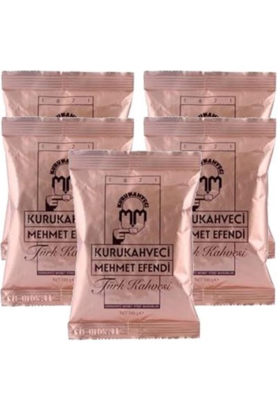Kuru Kahveci Mehmet Efendi Mehmet Efendi Türk Kahvesi 100 gr x 5 Adet Kuru Kahveci Mehmet Efendi Mehmet Efendi Türk Kahvesi 100 gr x 5 Adet