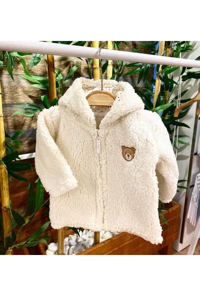 Renkli Puset Peluş Polar Bebek Kapşonlu Fermuarlı Hırka Wellsoft Ekru Kırmızı Lacivert Renkli Puset Peluş Polar Bebek Kapşonlu Fermuarlı Hırka Wellsoft Ekru Kırmızı Lacivert