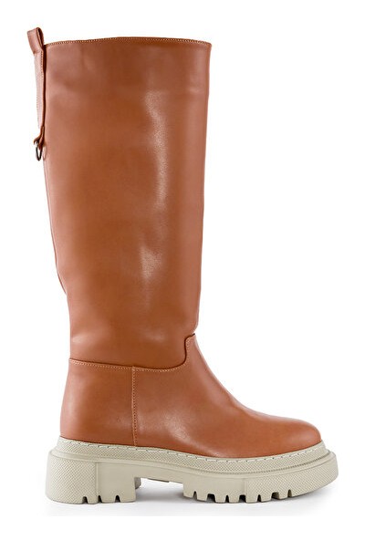 Sole Sisters Treng Düz Çizme - Taba