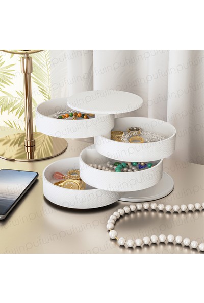 Pufwin Amber Mücevher ve Takı Saklama Kutusu Organizer Pufwin Amber Mücevher ve Takı Saklama Kutusu Organizer