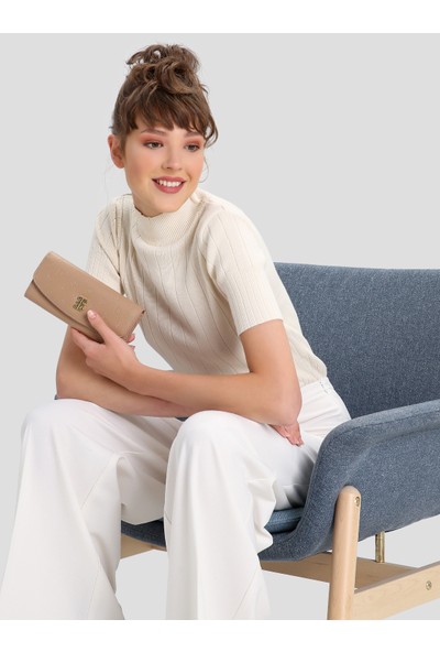 Pierre Cardin Kadın Çanta Toprak 06PO21Y1310CZFB Tp