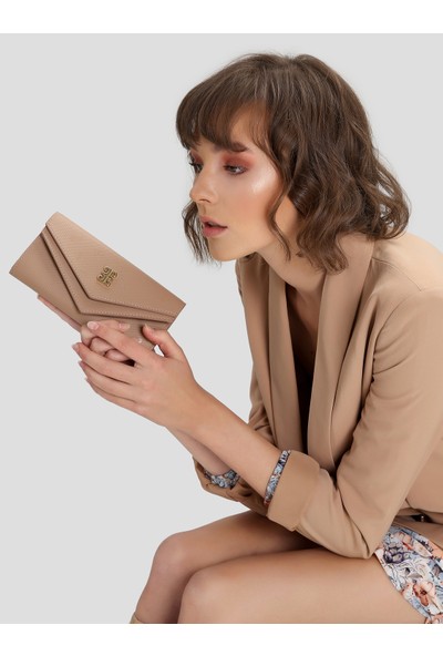 Pierre Cardin Kadın Çanta Toprak Print 06PO21Y1315-KPO Tp