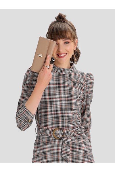 Pierre Cardin Kadın Çanta Toprak Print 06PO21Y1316-KPO Tp