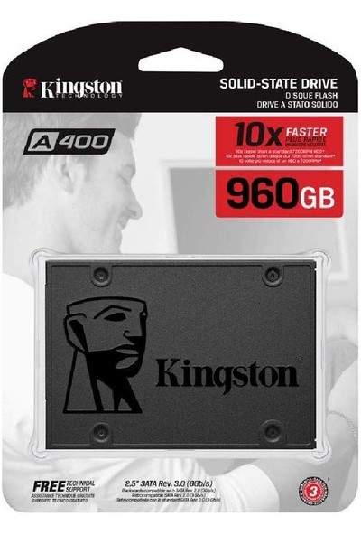 Kingston 960GB Sata 3.0 2.5'' 500/450MBS Flash SSD Kingston 960GB Sata 3.0 2.5'' 500/450MBS Flash SSD