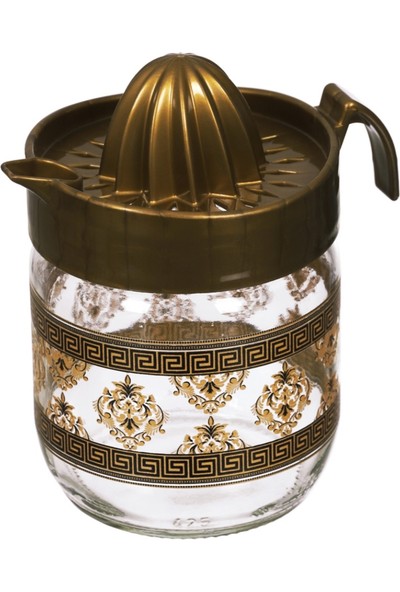 EbruliHomeArt Cam Versace Desenli Limonluk Limon Sıkacağı EbruliHomeArt Cam Versace Desenli Limonluk Limon Sıkacağı