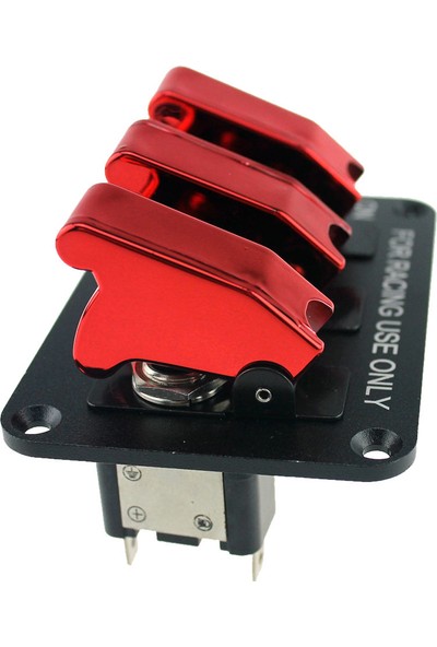 Homyl Araba Yarışı Motoru Başlat 3 Gang LED Push Button Kontak Toggle Anahtarı Paneli (Yurt Dışından) Homyl Araba Yarışı Motoru Başlat 3 Gang LED Push Button Kontak Toggle Anahtarı Paneli (Yurt Dışından)