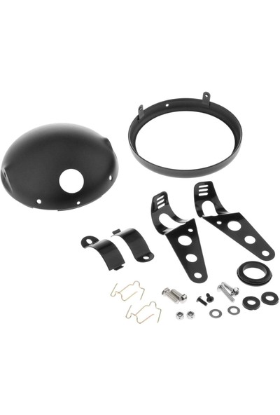 Homyl Motosiklet 7 Inç LED Far Montaj Konut Kova W / Dağı Braketleri (Yurt Dışından) Homyl Motosiklet 7 Inç LED Far Montaj Konut Kova W / Dağı Braketleri (Yurt Dışından)