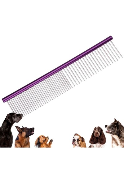 Metal Köpek Tarağı - Renkli Pire Tarağı