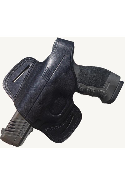 Asker Vadisi Sarsılmaz Sar 9 ve Sar 9 Mete Yarım Kelebek Sol Tabanca Kılıfı Kılıf