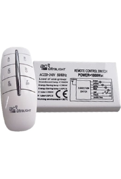 Ack 3 Lü Avize Kumandası Aydınlatma Kumandası AY00120 Üçlü Kumanda