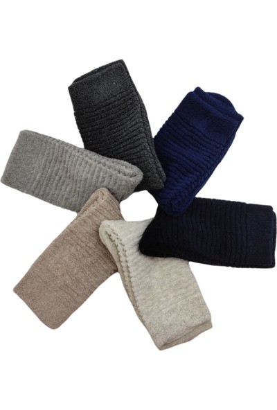 Passion Socks Koyu Renkler Erkek Ünisex Polar (Ters Havlu) Uzun Soket Çorap