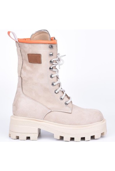 Mary Jane ZKR01 Ten Süet Hafif Kadın Bot