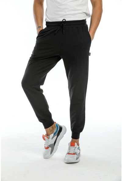 Bessa Siyah Jogger Erkek Eşofman Altı Regular Fit Bessa Siyah Jogger Erkek Eşofman Altı Regular Fit