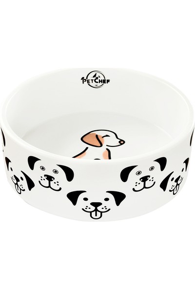 Petchef Porselen Köpek Mama Kabı 17 cm Pablo