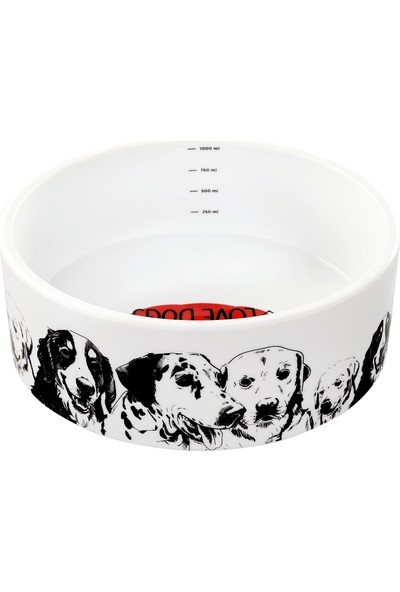 Petchef Porselen Köpek Mama Kabı 17 cm Max