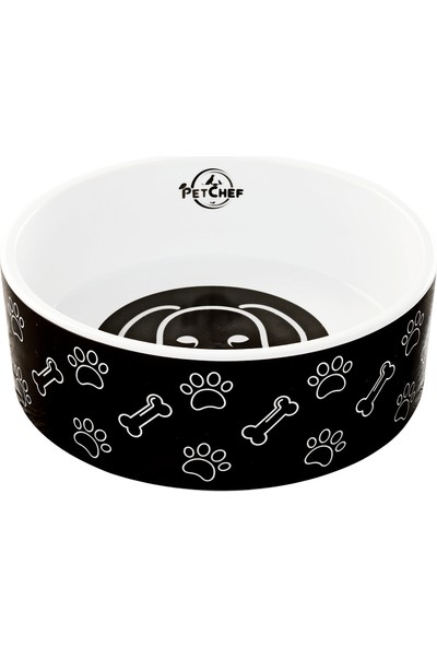 Petchef Porselen Köpek Mama Kabı 17 cm Bella