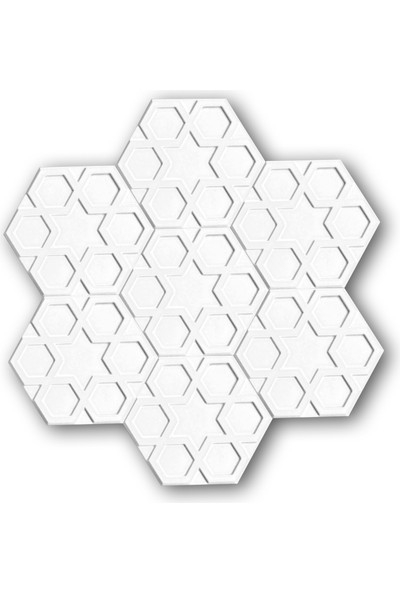 Kütahya Hedef Çini Şekilli Seramik Altıgen Çini Karo