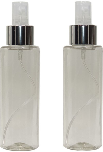 Paradise Boş Pet Şişe 100 ml Doldurulabilir Kolonya ve Dezenfektan Için 2 Adet