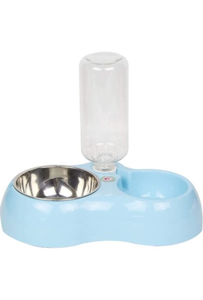 Çelik Köpek Kasesi Ayrılabilir Kendinden Dağıtılan Yerçekimi Pet Su Içici ve Besleyici, Otomatik Su Şişeli Pet Gıda Su Besleyici