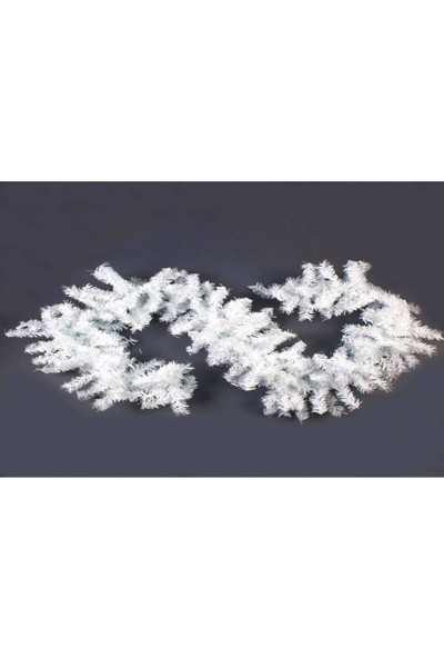 whitetech Yeni Yıl Beyaz Çam Garland 270CMX12CM whitetech Yeni Yıl Beyaz Çam Garland 270CMX12CM