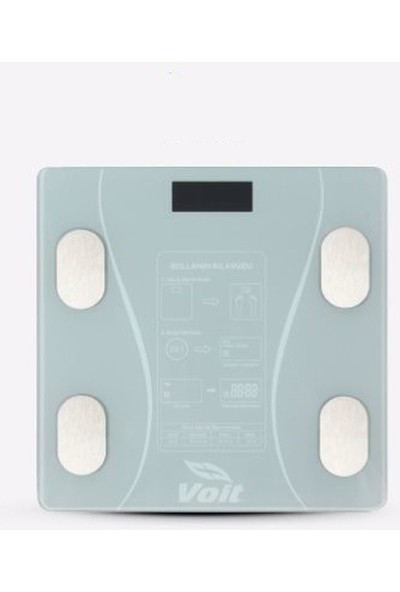 Voit Bluetooth Yağ Ölçer Dijital Baskül Voit Bluetooth Yağ Ölçer Dijital Baskül