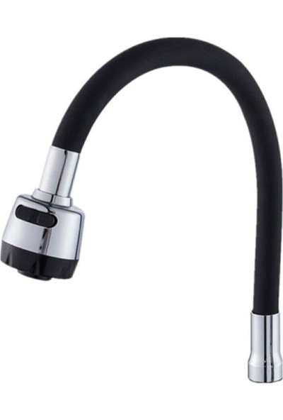 Moonshop Siyah 2 Fonksiyonlu Oynar Gövdeli Tasarruflu Su Musluk Başlığı Moonshop Siyah 2 Fonksiyonlu Oynar Gövdeli Tasarruflu Su Musluk Başlığı