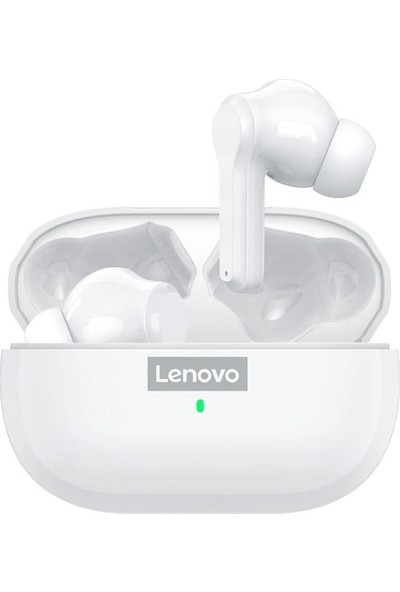 Lenovo LP1S Tws Bluetooth 5.0 Kulakiçi Kablosuz Telefon Kulaklığı Beyaz