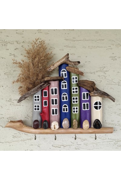 Binbir Trend Driftwood Tasarım Ahşap Anahtarlık-Şemsiyelik